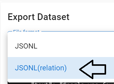 Relations import via JSONL · doccano doccano · Discussion #1809 · GitHub