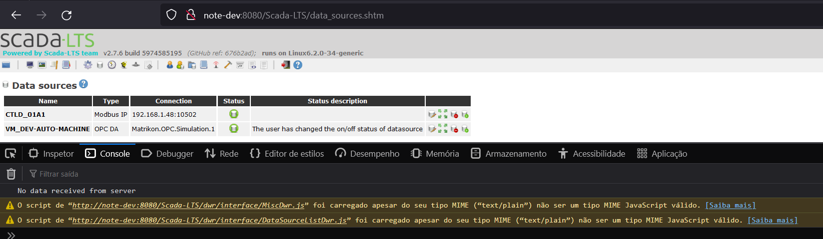 DataSource Create Button/Option not show · Issue #2724 · SCADA-LTS/Scada-LTS · GitHub