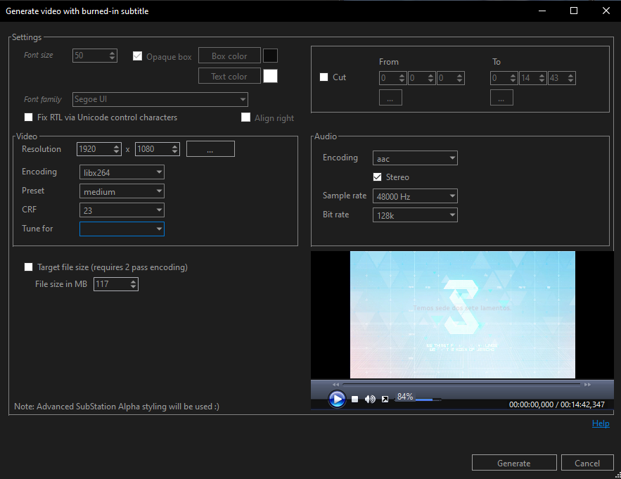 Burn-in subtitle is summing the total time of all subtitles in video duration · Issue #7339 ...