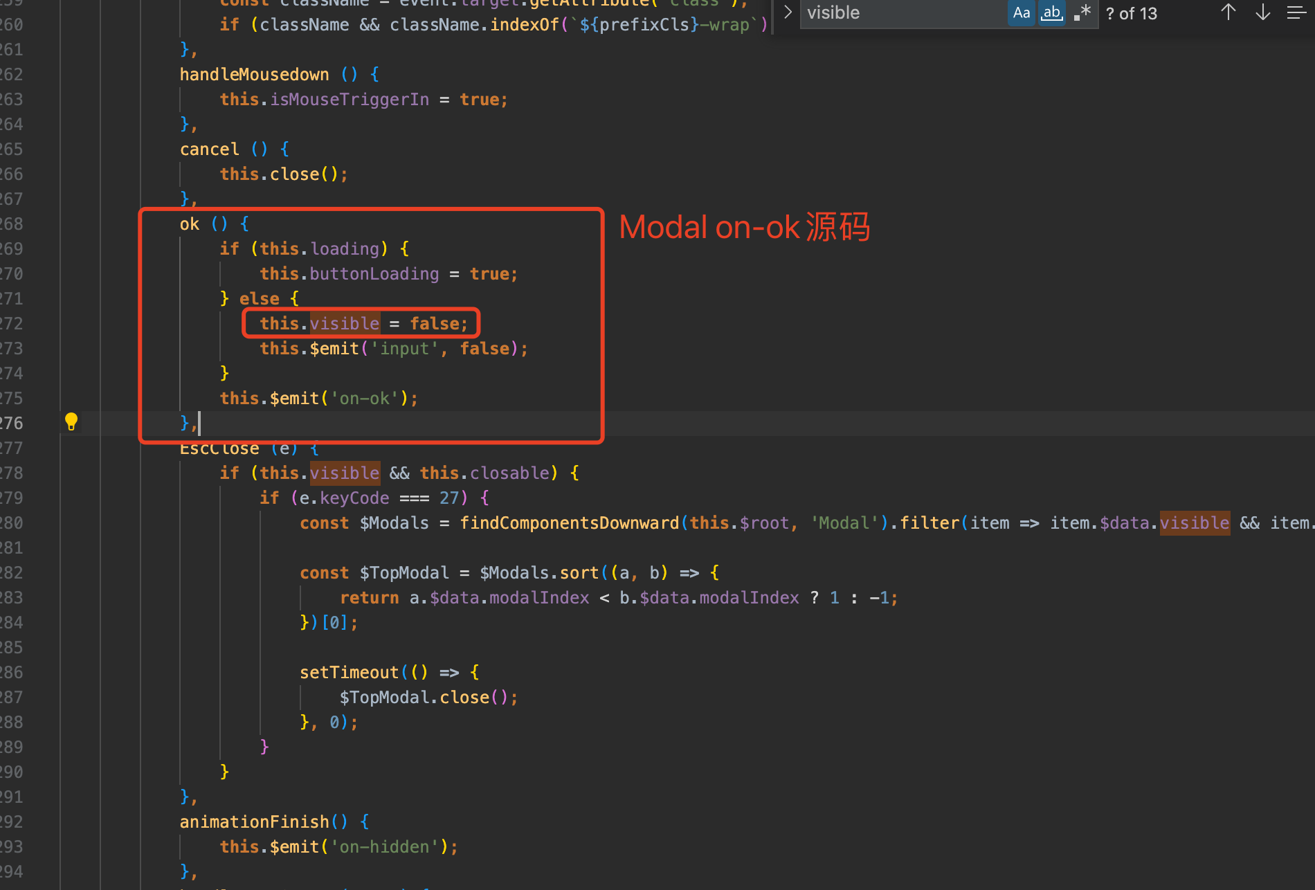 [Bug Report]Modal 的on-ok方法设置了visible=false，导致点确认按钮都会关闭Modal · Issue #91 · view-design/ViewUIPlus ...