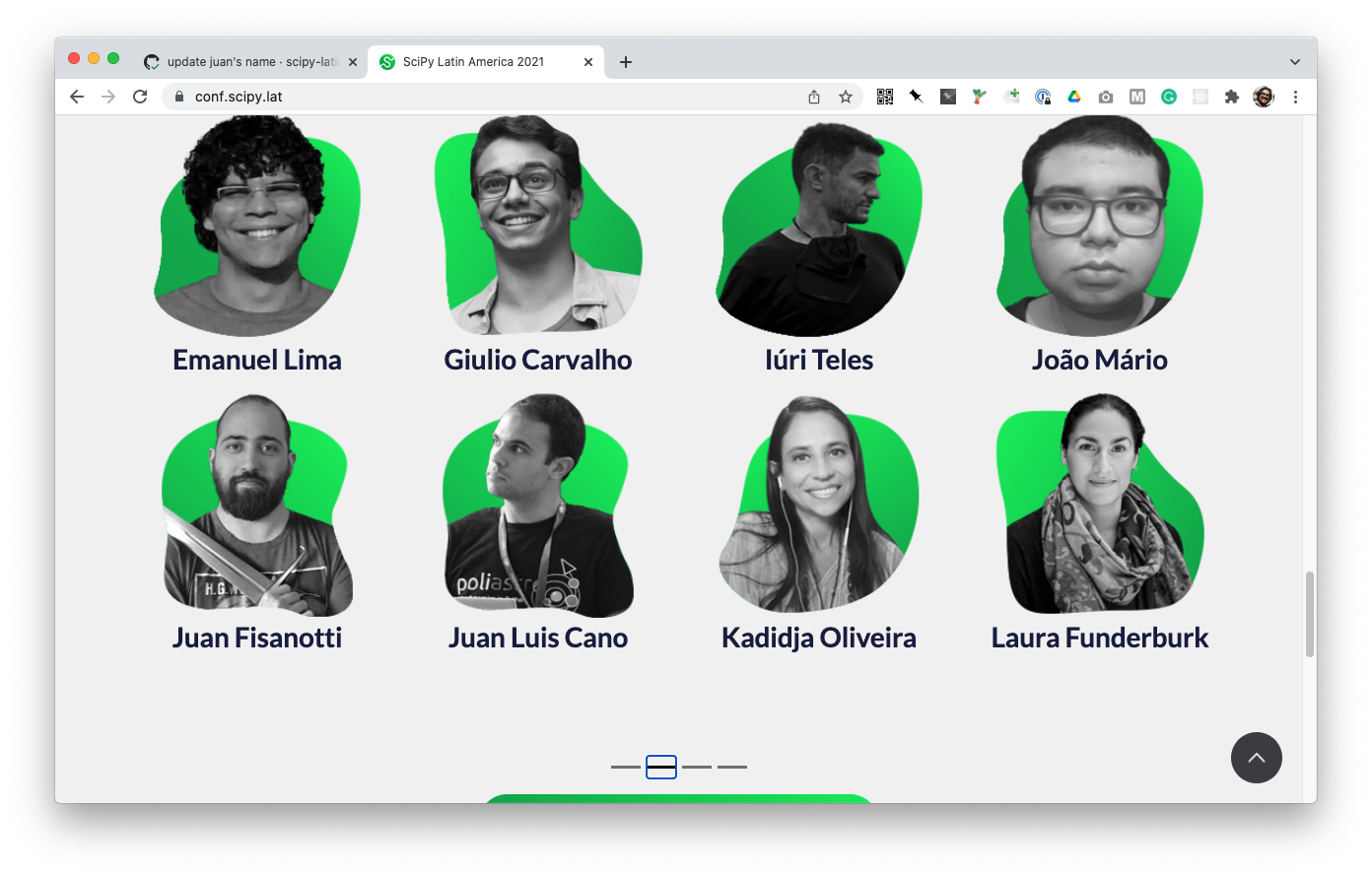 Juan Rodriguez Juan Luis Cano · Issue 19 · Scipy Latinamericascipylat2021 Org · Github