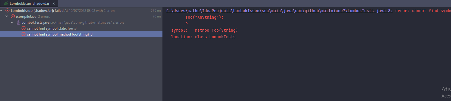 [BUG] Compiler error when importing static method of a class that uses @UtilityClass · Issue ...