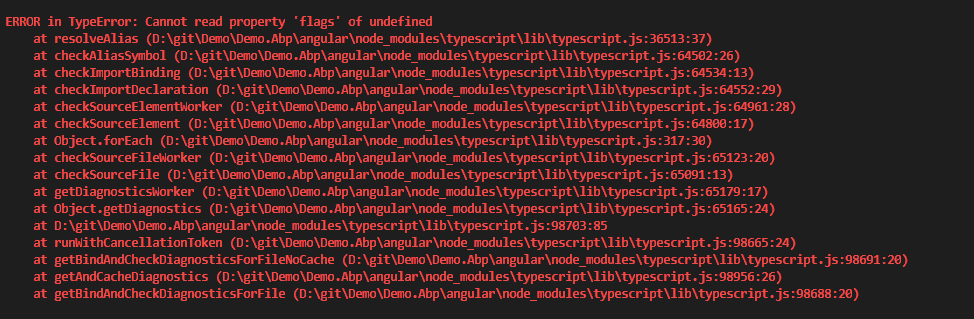 Cannot find module '@volo/abp.ng.text-template-management' · Issue #3865 · abpframework/abp · GitHub