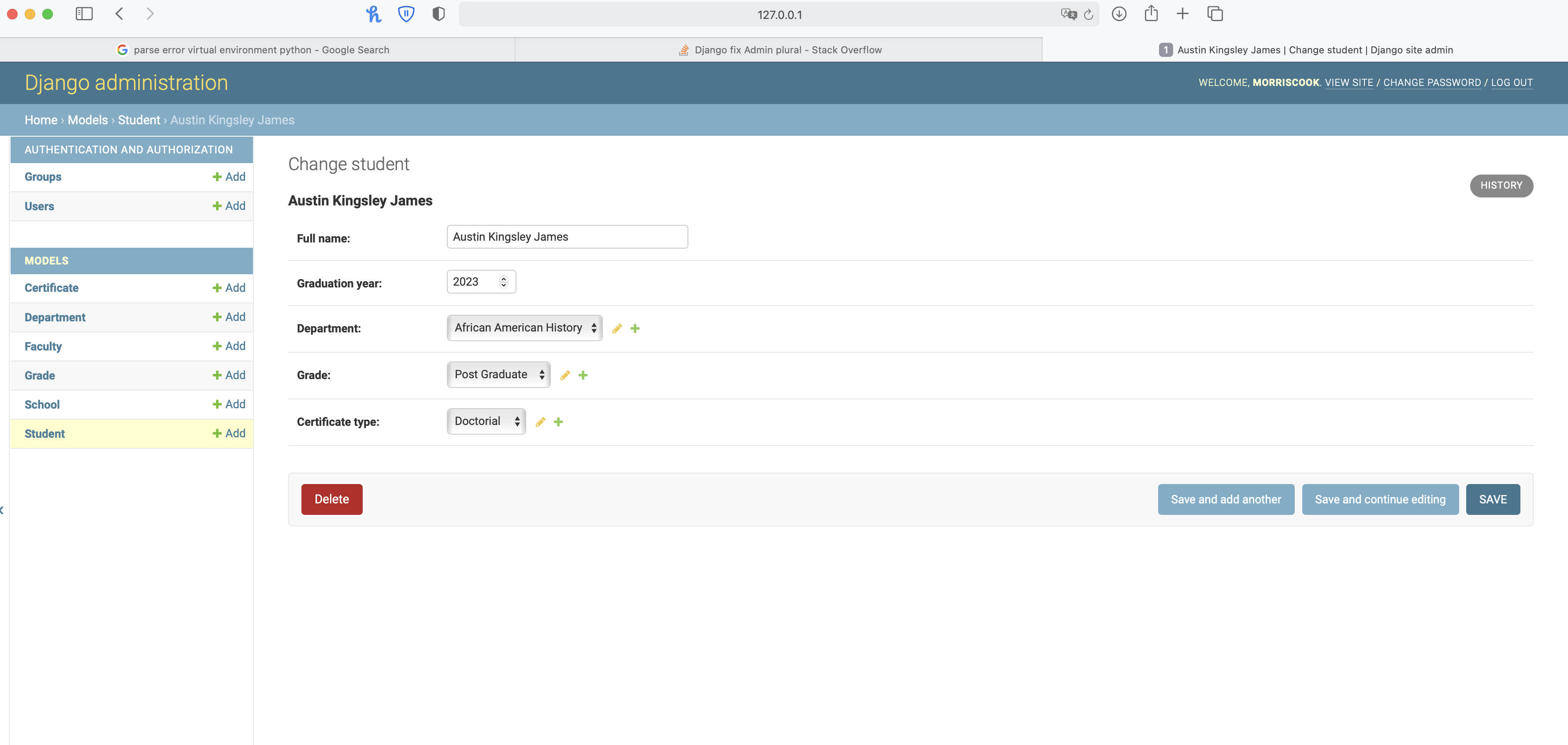 GitHub - mofresh27/sloth_database: Reskill Americans django database project