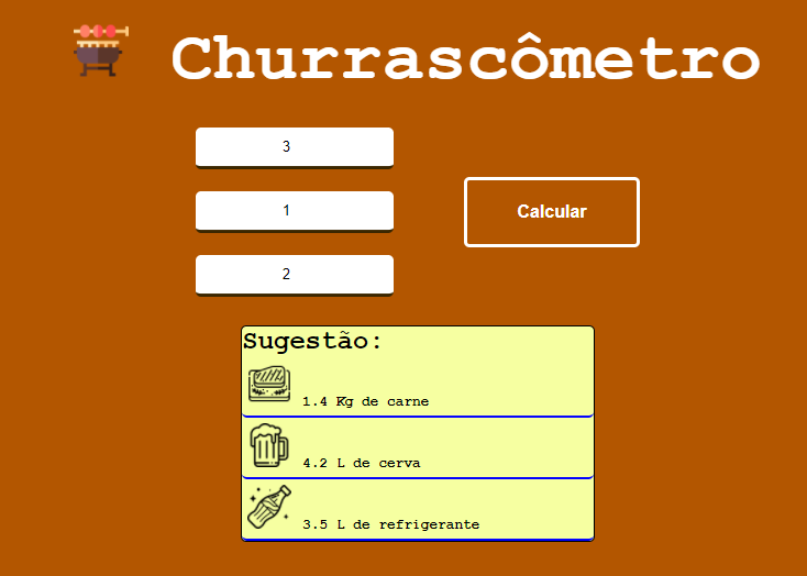 GitHub - gabriel-santi/churrascometro: Um projeto para simular a quantidade de carne e bebidas ...