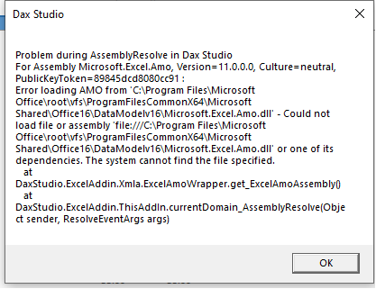 Excel 32 Bit Support Error Msg · DaxStudio DaxStudio · Discussion #941 · GitHub