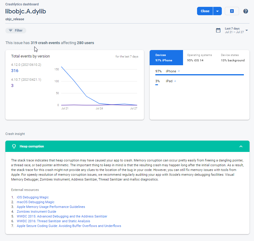 Program Crash After Dynatrace Sdk Installed · Issue 8438 · Firebase 