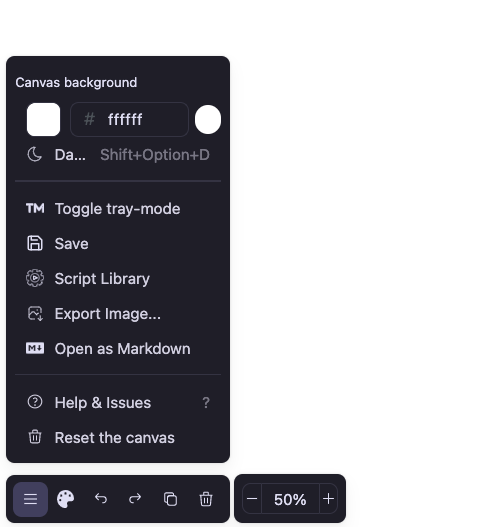Bug Obsidian Dark Theme Menu Items Unreadable · Issue 6341 · Excalidrawexcalidraw · Github