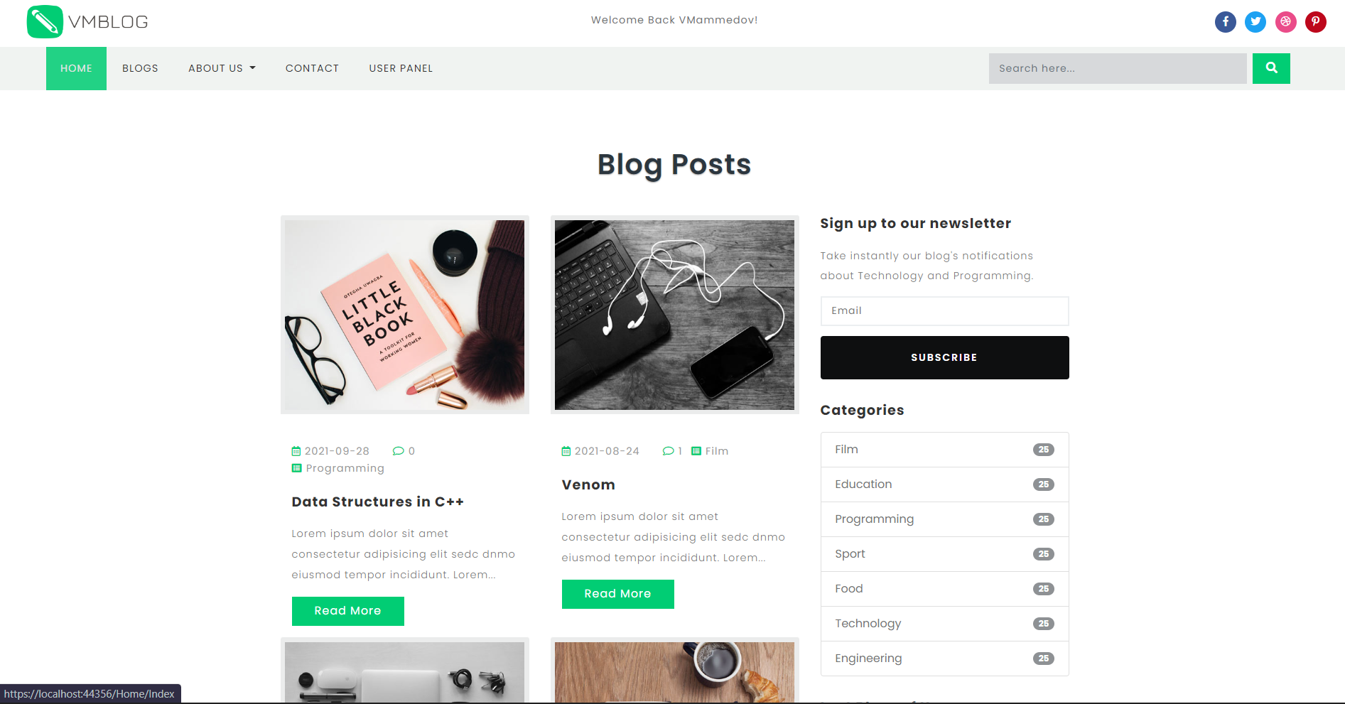 GitHub - VMammedov/BlogProject