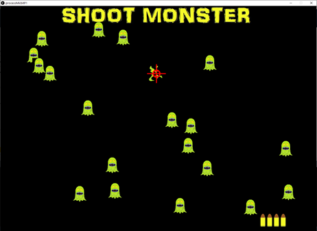 GitHub - pavsob/ShootMonster-game: An old-fashioned game that uses a ...