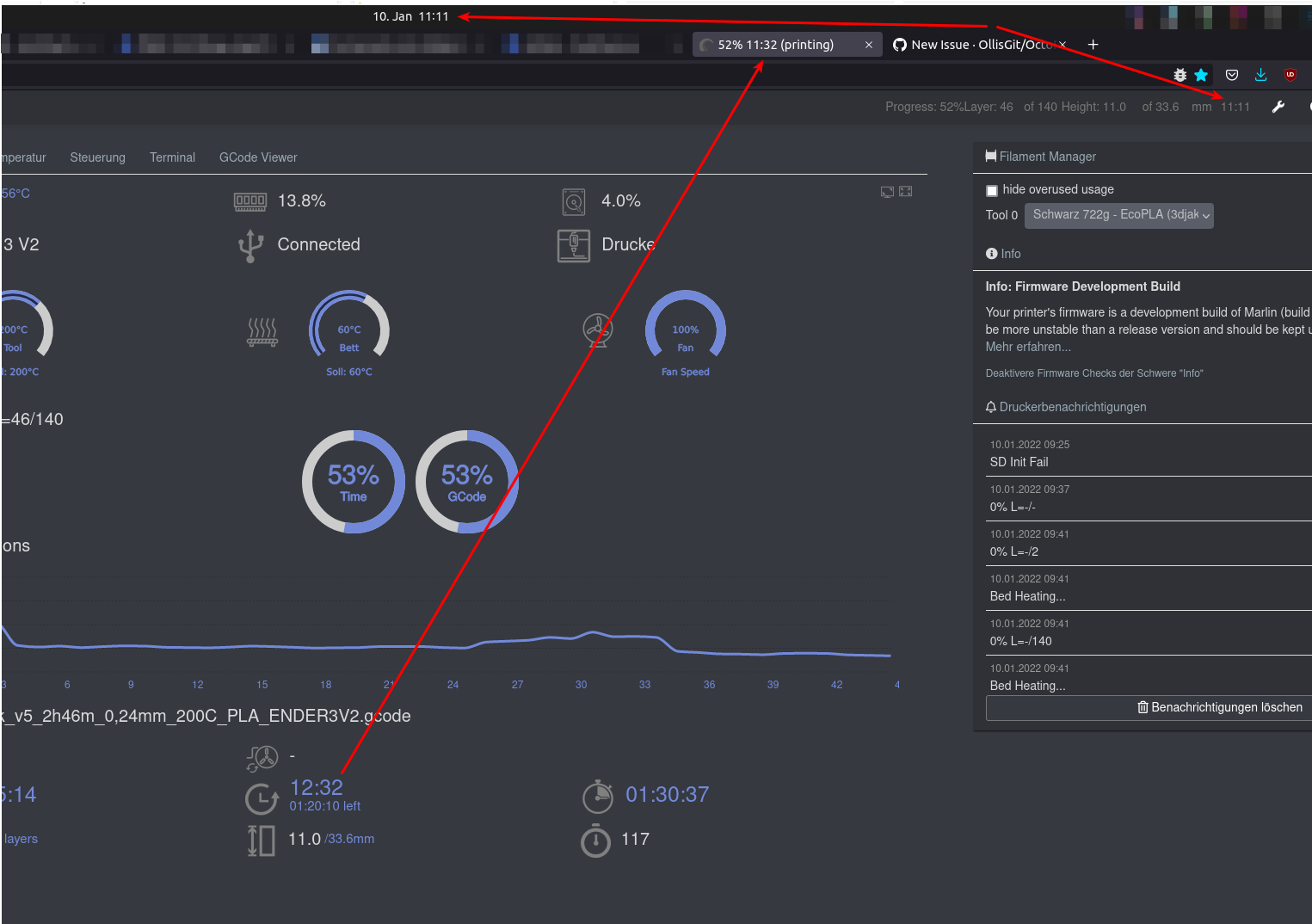 Estimated End Time not respecting time zone · Issue #249 · OllisGit/OctoPrint ...