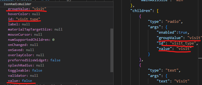 Radiobutton Builder Has Only Boolean Values · Issue 93 · Peiffer Innovationsjsondynamic