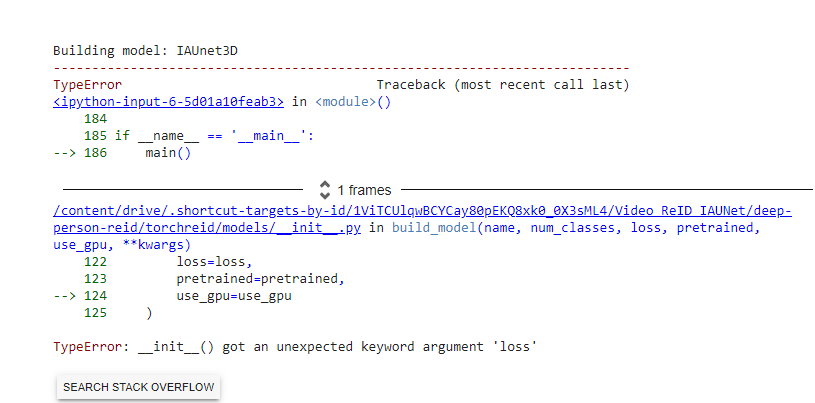 Need assistance to Train Video ReID dataset on Custom Built ReID Model ...