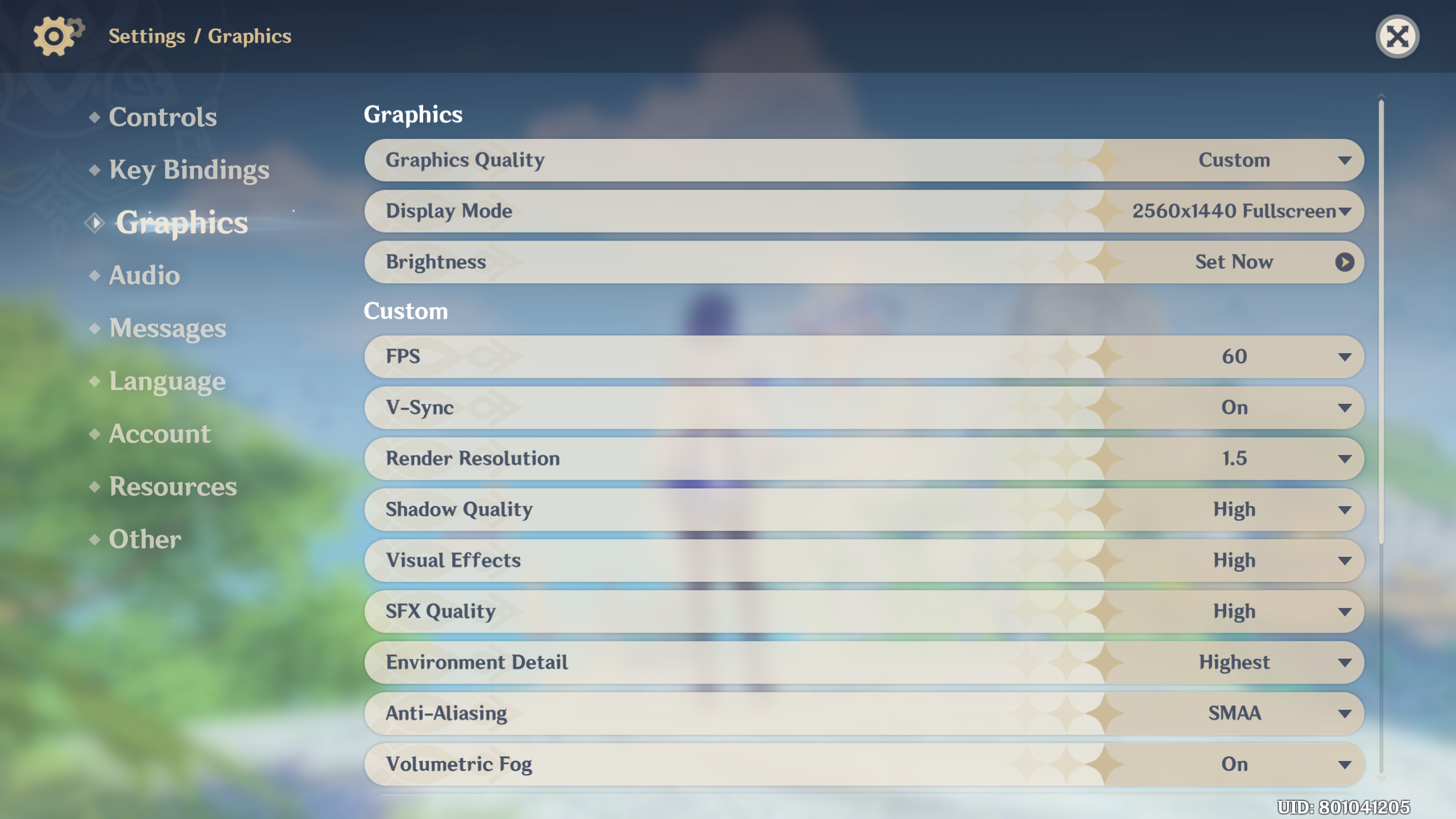 Genshin Impact has blurry/unfocused textures given a certain distance compared to using other ...