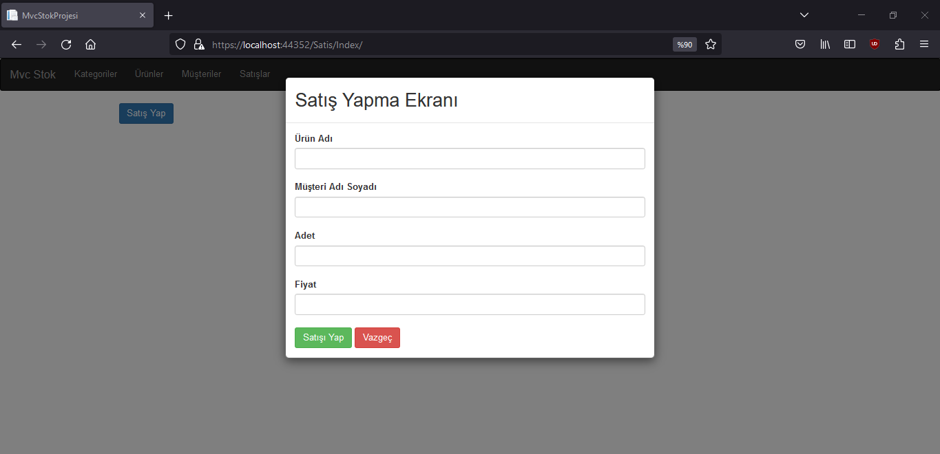 GitHub - EbruKurkcu/MvcStokProjesi