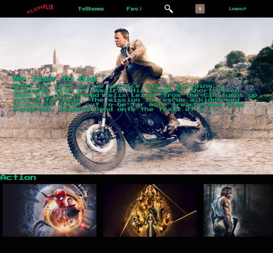 GitHub - scottklein7/kleinflix