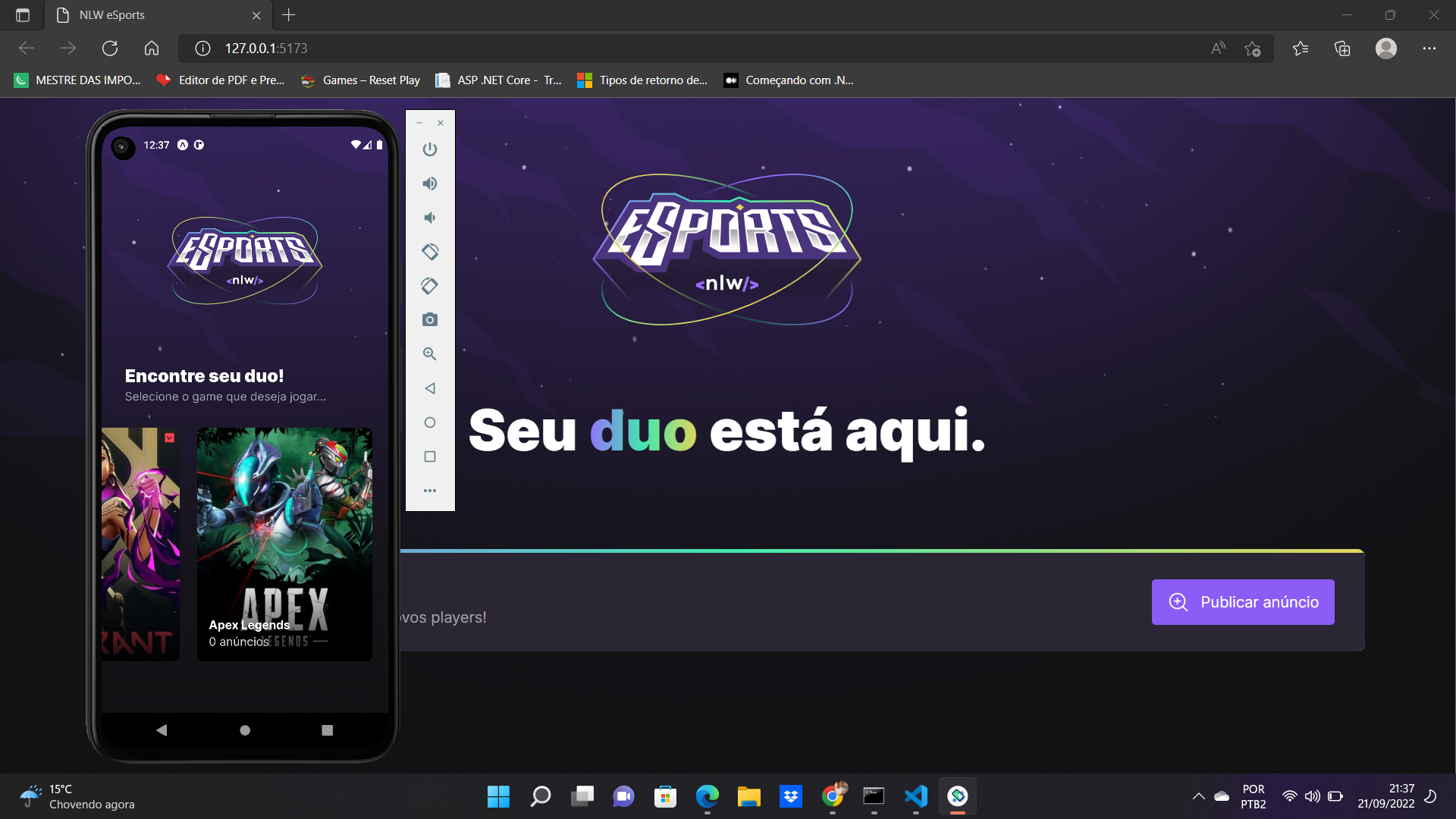 GitHub - marciojuniors2/NLW_Esports: NLW2022