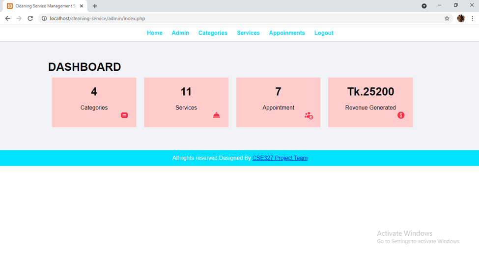 Github Mosarrat Cleaning Service Management System