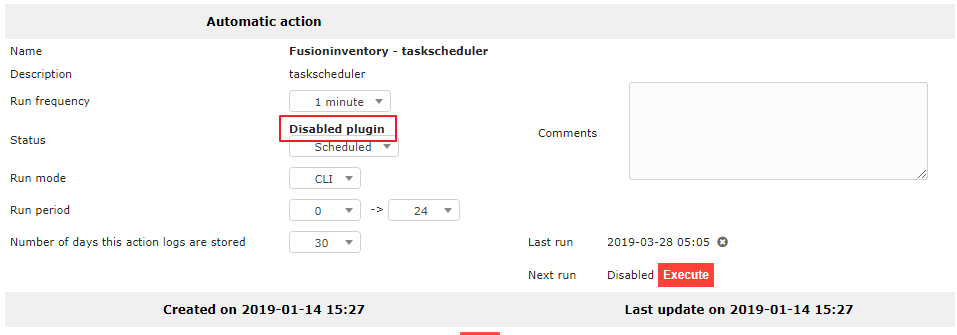 Tasks Taskscheduler And Wakeupagents Doesnt Start Automatically · Issue 2800 · Fusioninventory