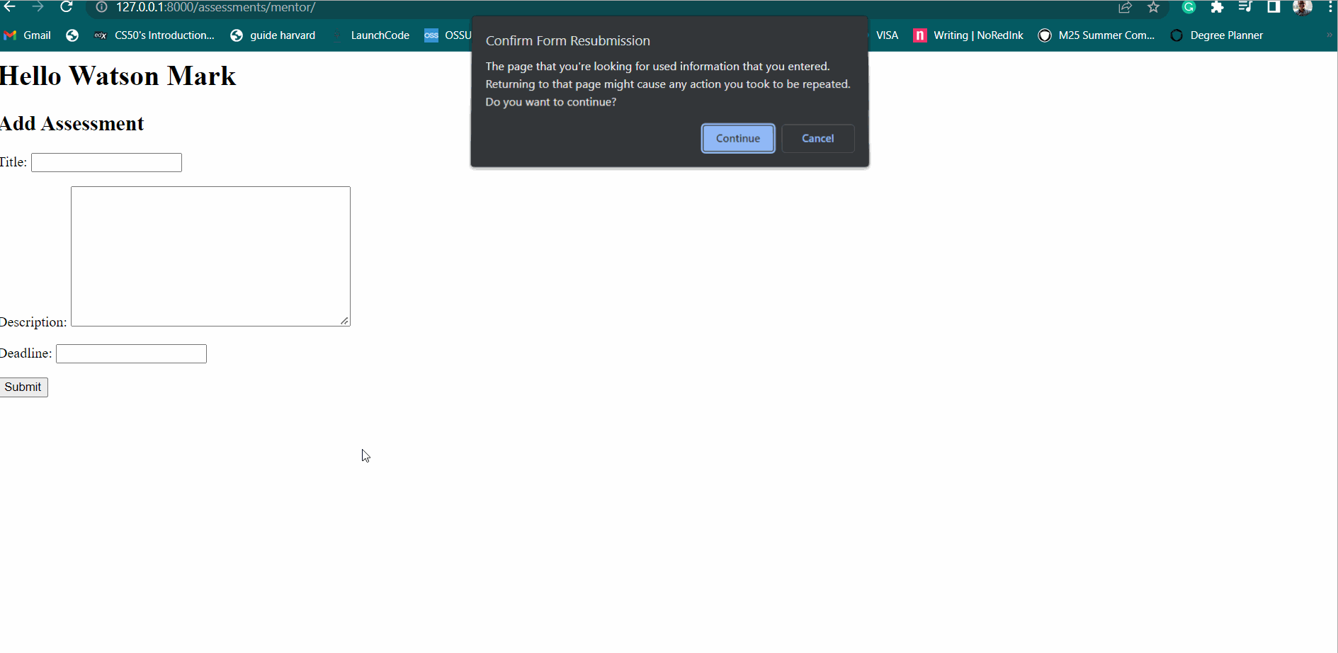 Github Ahmedibrhmassesmentplatformdjango 8149