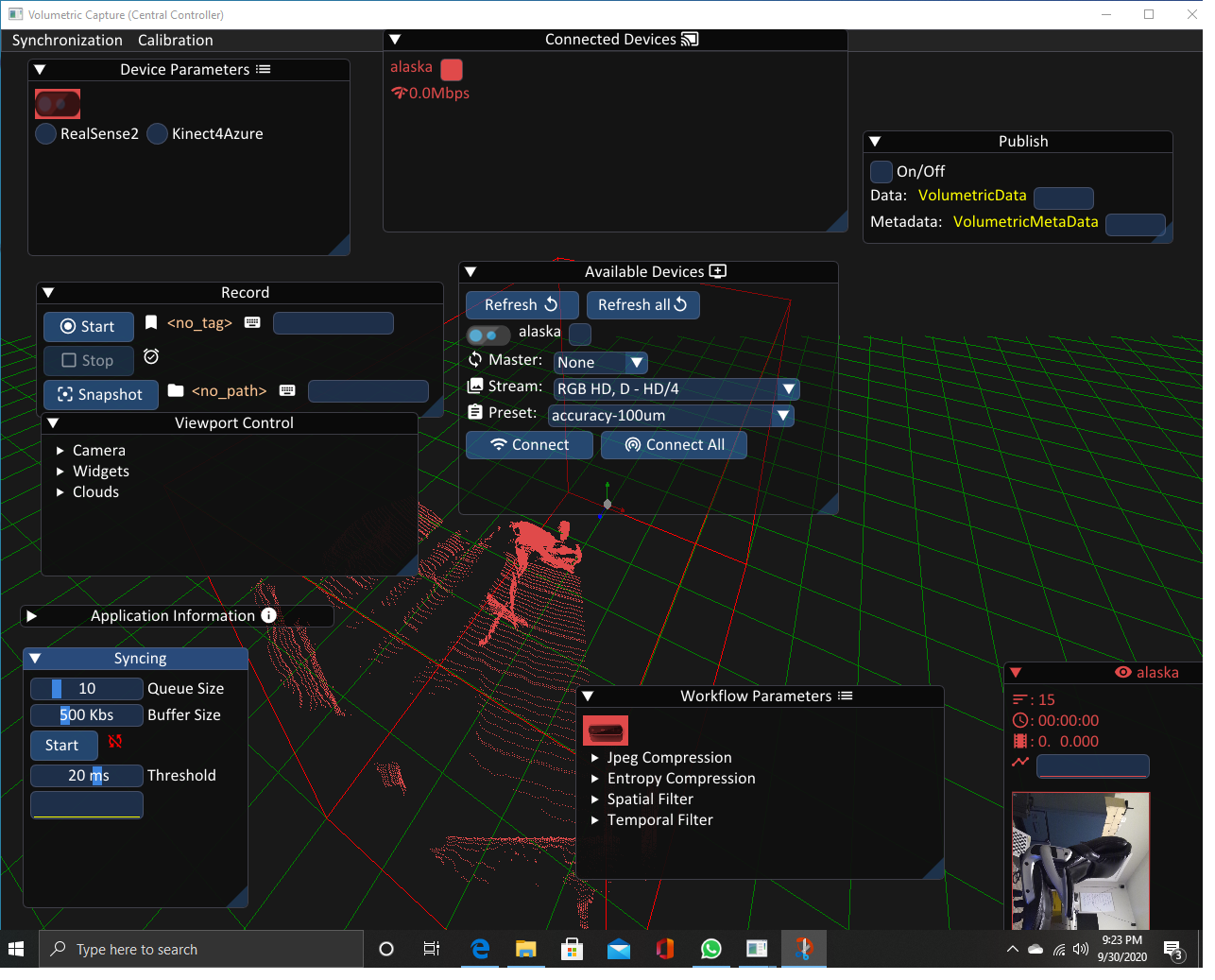 Fail to stream with Kinect Azure · Issue #25 · VCL3D/VolumetricCapture · GitHub