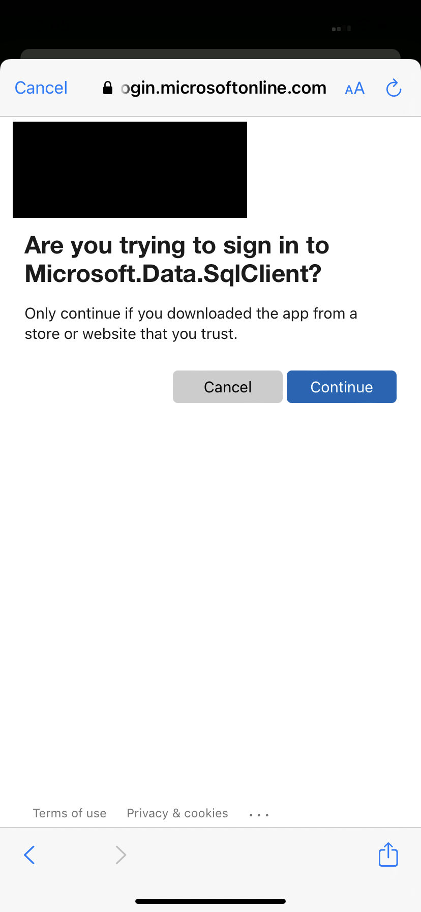 The Active Directory Interactive login redirect to localhost on .net6 iOS · Issue #2062 · dotnet ...