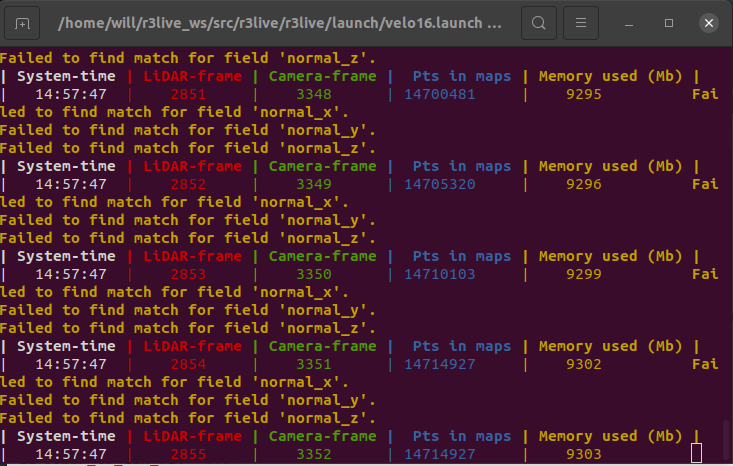 Large point cloud map twisting issue with vio enabled · Issue #107 · hku-mars/r3live · GitHub