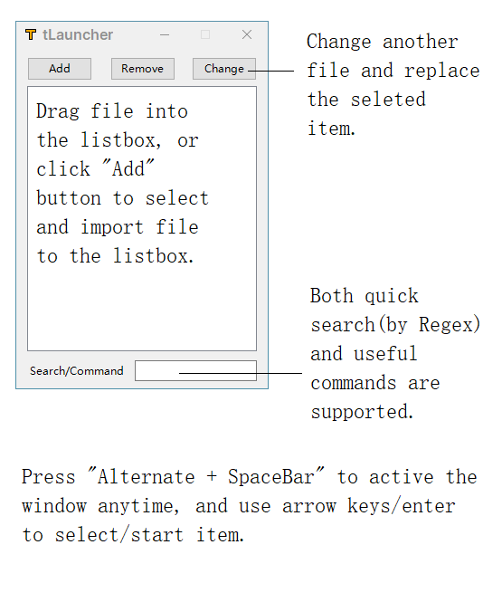 GitHub - shaigu31135/tLauncher: A simple files/apps launcher based on c ...
