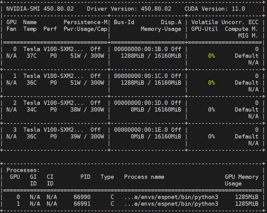 espnet2: Librispeech ASR Conformer training hangs at start of LM training stage · Issue #3104 ...