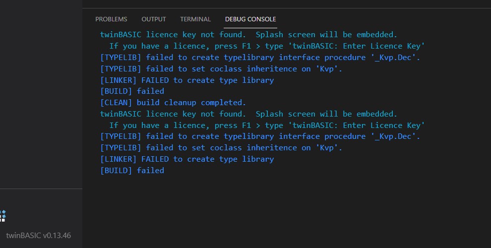 Compilation is failing · Issue #581 · twinbasic/twinbasic · GitHub