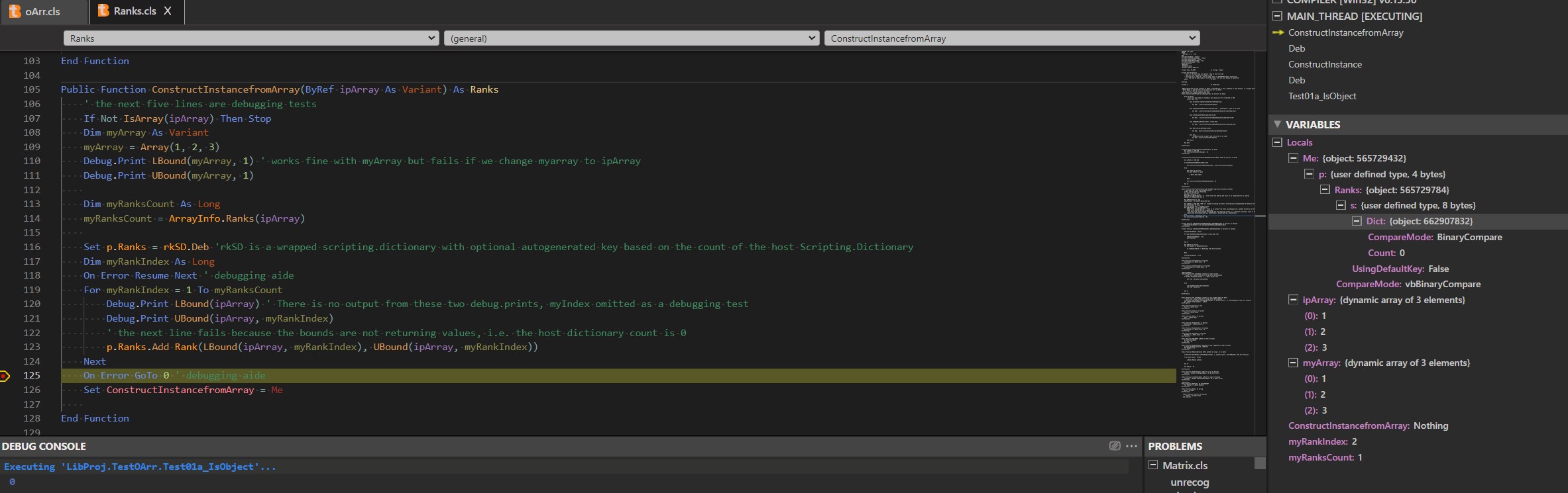 Forwarded Paramarray Uboundlbound Do Not Return Values With Correct Input · Issue 887