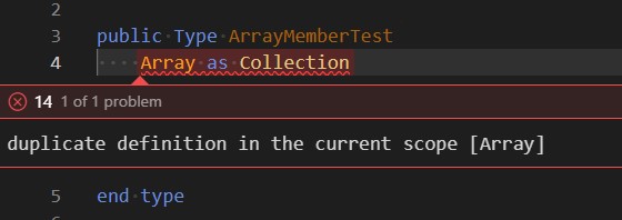 Incorrect error message when Array is the name of a UDT member · Issue #1546 · twinbasic ...