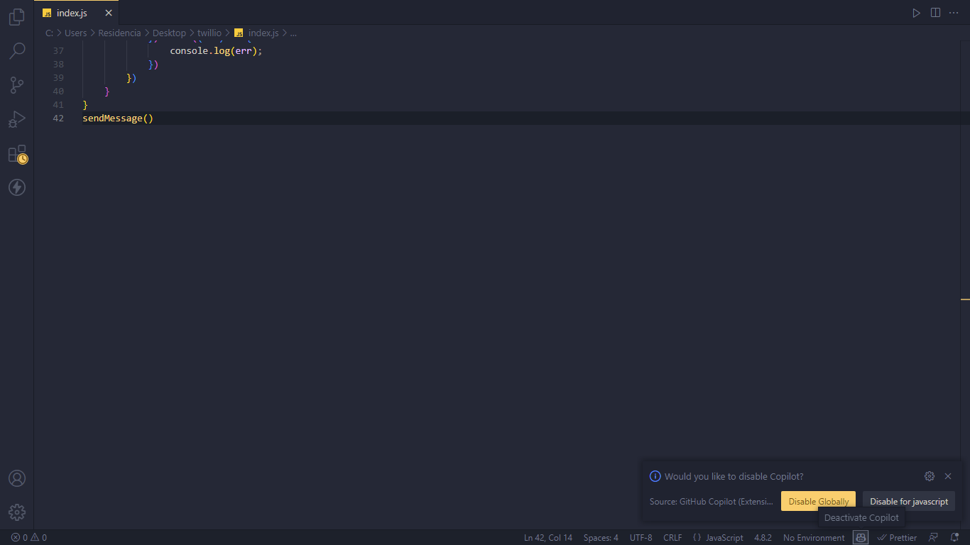 Turn off Copilot for a single project? · community · Discussion #32254 · GitHub