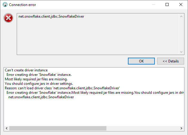 Unable to get Snowflake connection to work · Issue #11852 · dbeaver/dbeaver · GitHub