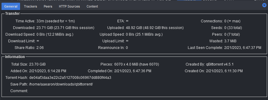 [Bug]: Torrents not getting removed from qbittorrent after meeting ...
