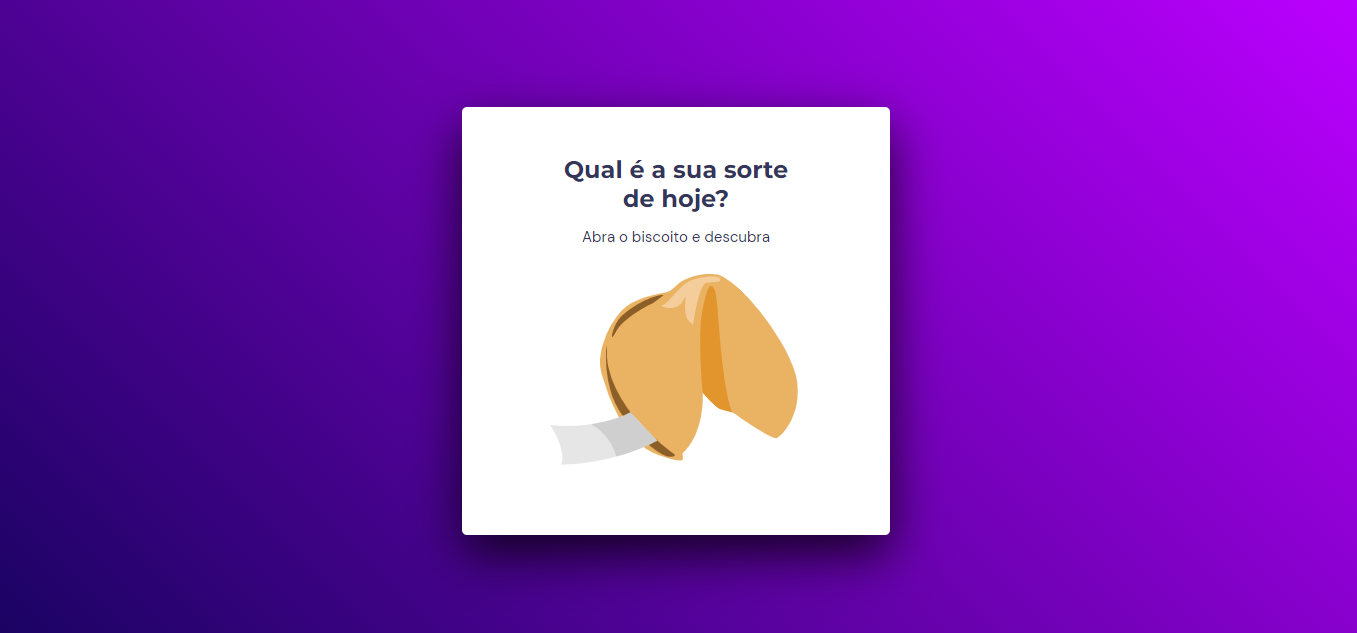 GitHub - karinalumy/Biscoito-da-sorte