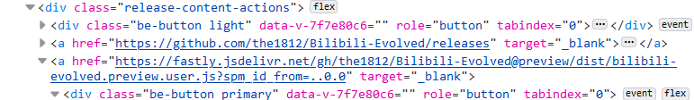 新版首页安装按钮 href 被替换导致无法升级 · Issue #4400 · the1812/Bilibili-Evolved · GitHub