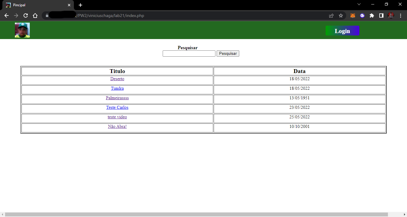 GitHub - Vinicius-src/CRUDphp: Exercício CRUD desenvolvido durante meus estudo na Etec Bento Quirino