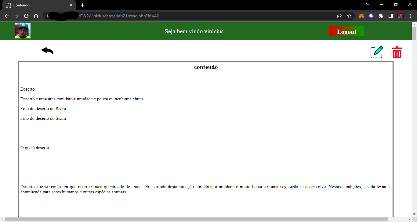 GitHub - Vinicius-src/CRUDphp: Exercício CRUD desenvolvido durante meus estudo na Etec Bento Quirino