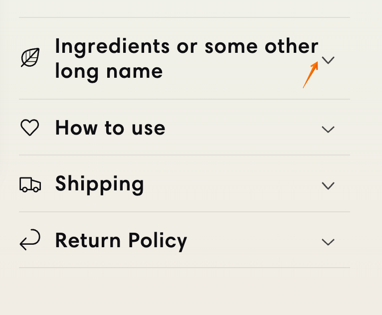 Collapsible Content Block: Padding around caret icon · Issue #1104 ...