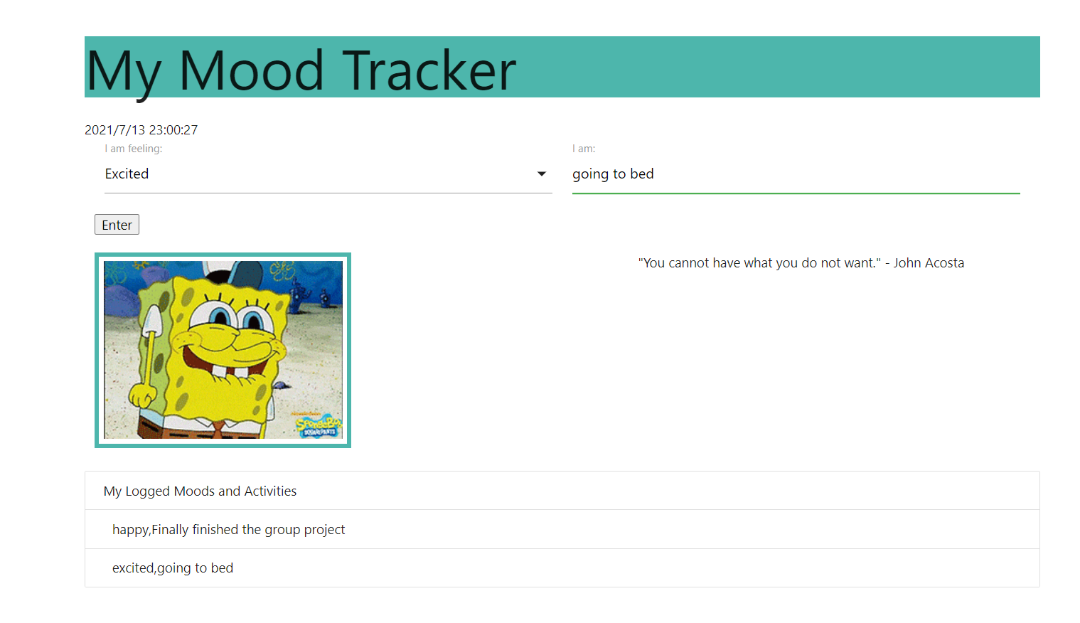 GitHub - zimmermanc6588/mood-tracker