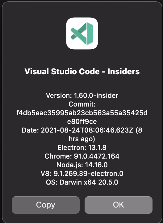 "Details" section for all extensions in extension sidebar is blank ...