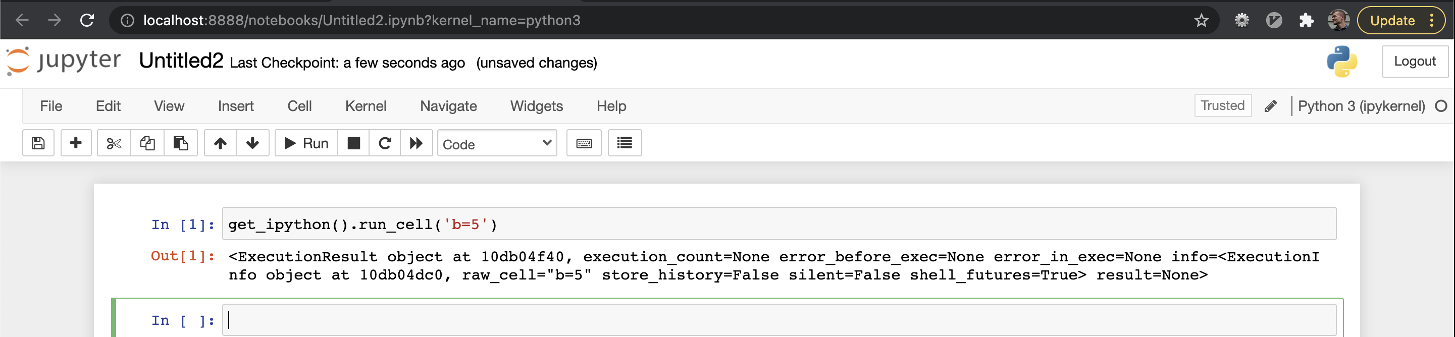 get_ipython.run_cell integration to interactive window · Issue #7436 ...