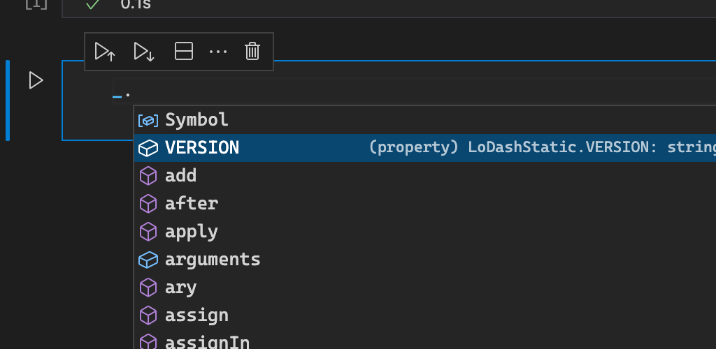 Jupyter Typescript Intellisense Doesnt Work Across Cells · Issue