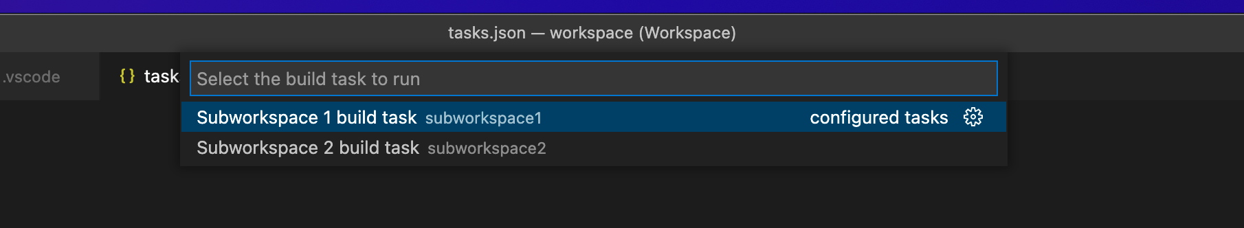 User Is No Longer Prompted With All Build Tasks When There Are Multiple Default Built Tasks In A