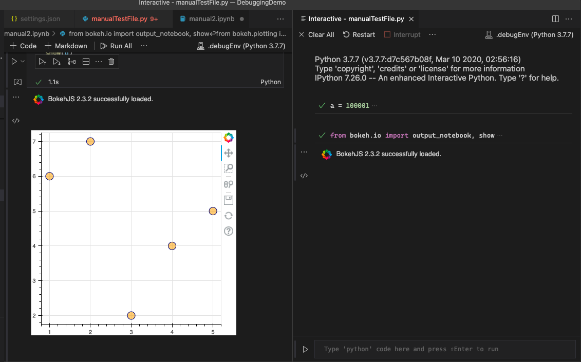 Bokeh Output Not Working Only From Interactive Window · Issue 9479 · Microsoftvscode Jupyter 8914
