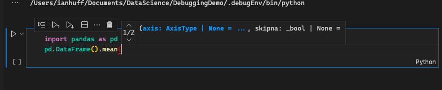 The help pop up does not show up for method chains · Issue #10004 ...