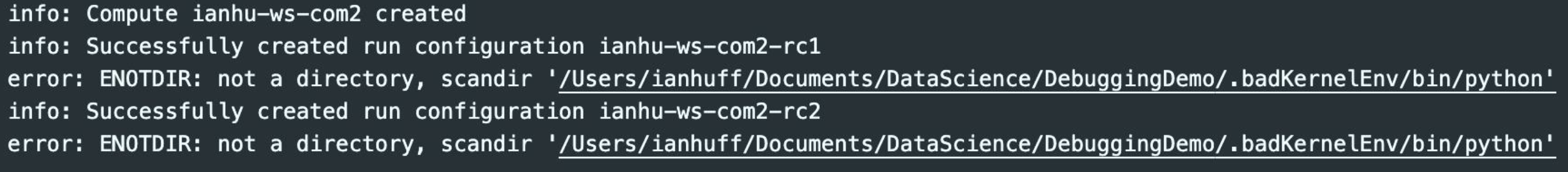 On Mac Having A Python Venv In Directory Seems To Block Azureml