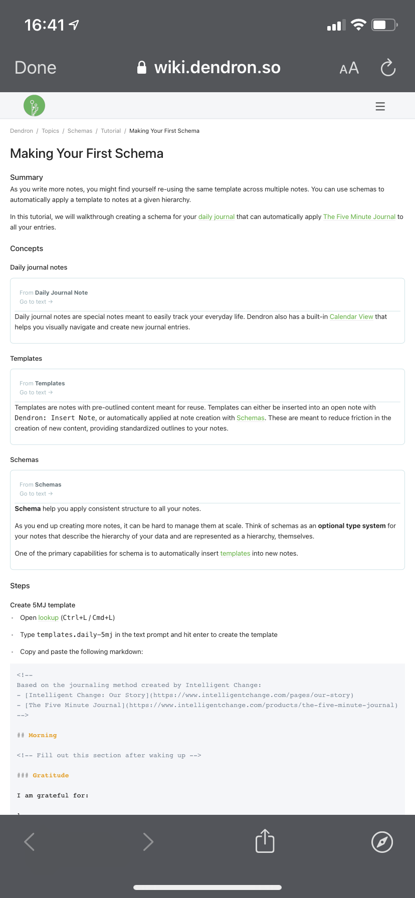 Inconsistent layout of mobile view of published pages · Issue #2175 · dendronhq/dendron · GitHub