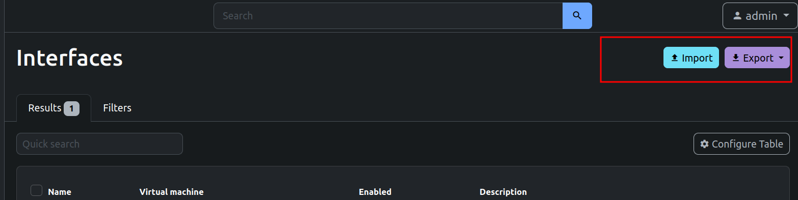 There Is No Add Button On The Virtualization Interfaces · Issue 12847 · Netbox Community